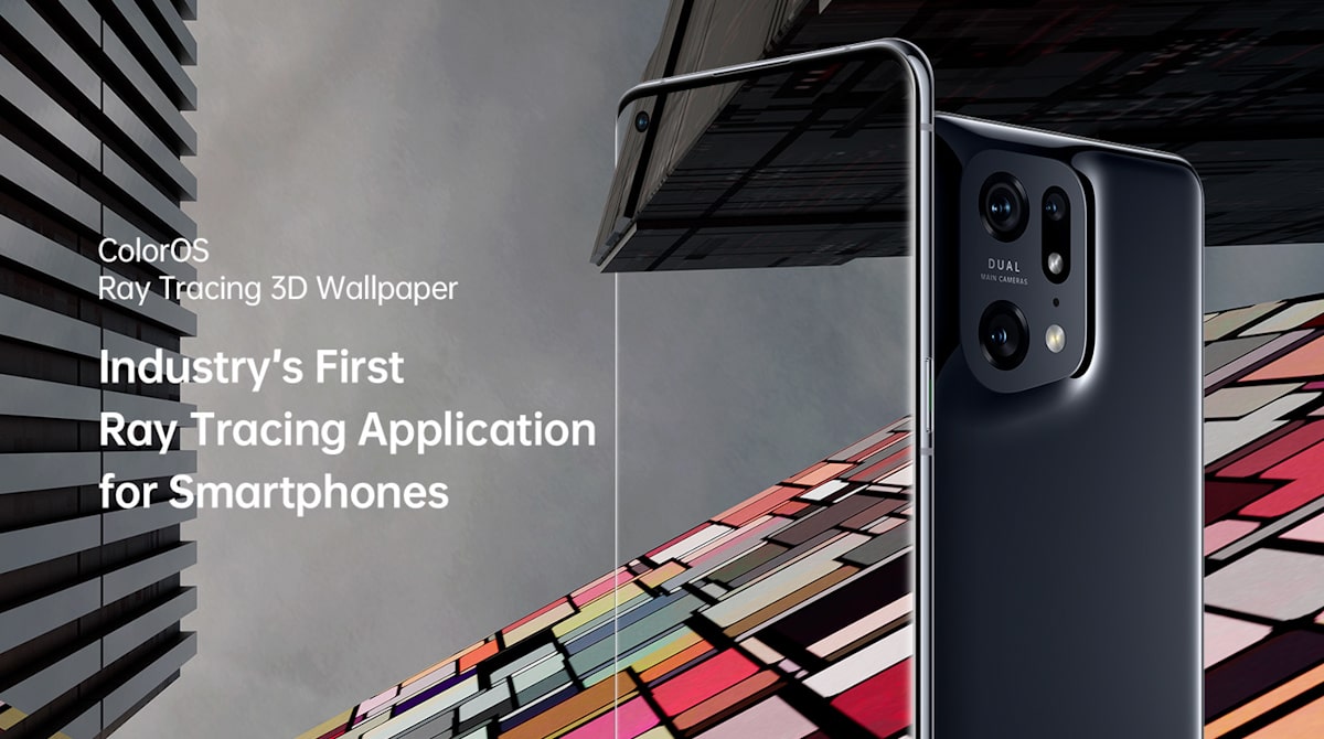 OPPO presenta el primer wallpaper 3D del mundo con Ray tracing